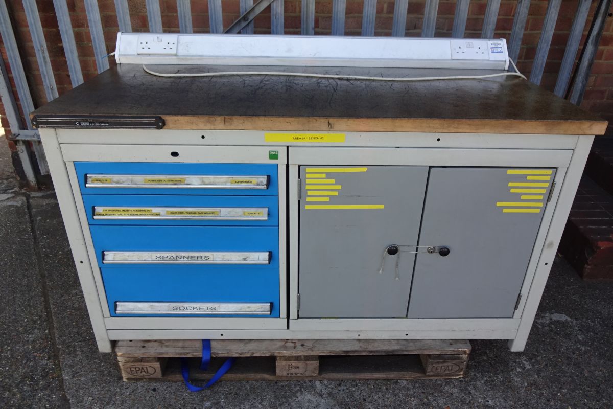 BOTT 4 DRAWER + CUBOARD 1500MM x 850MM BENCH | Home and Workshop Machinery
